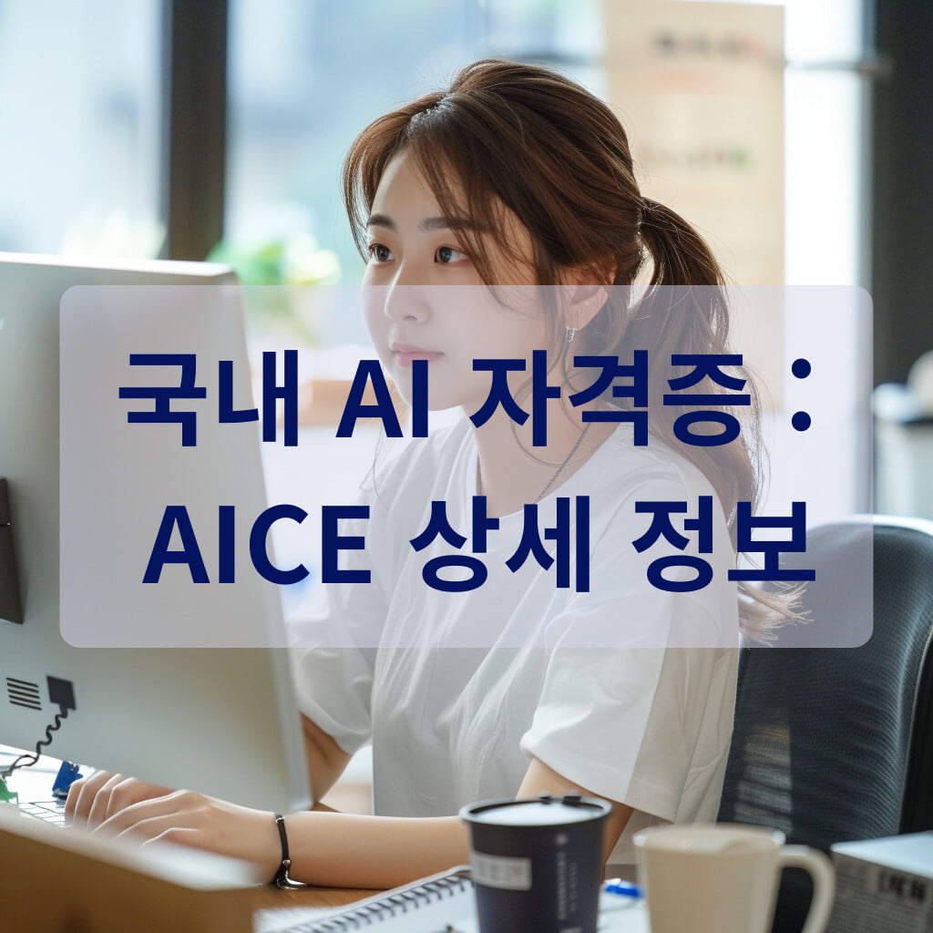 AI 자격증 : 국내 AI 자격증 AICE - Smart 5070